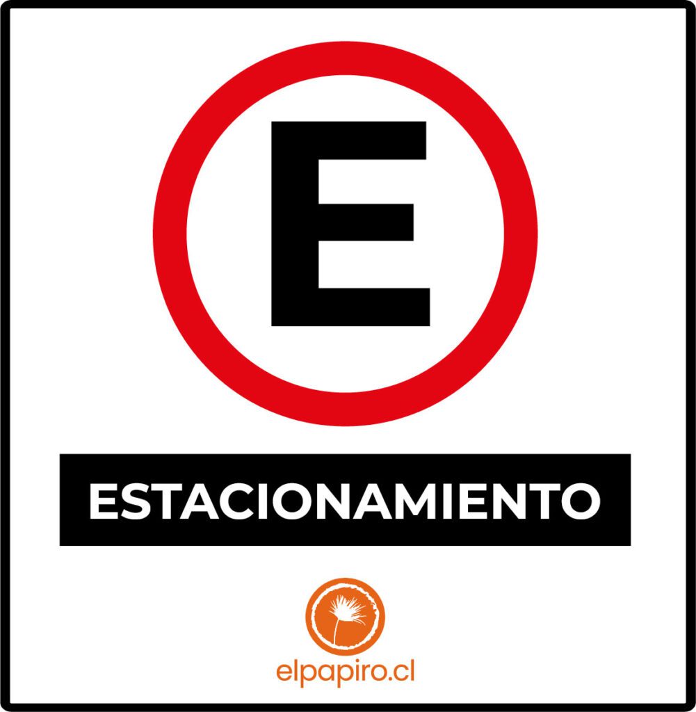 Letrero Estacionamiento 80x80 cm. PVC 13 Oz. - El Papiro